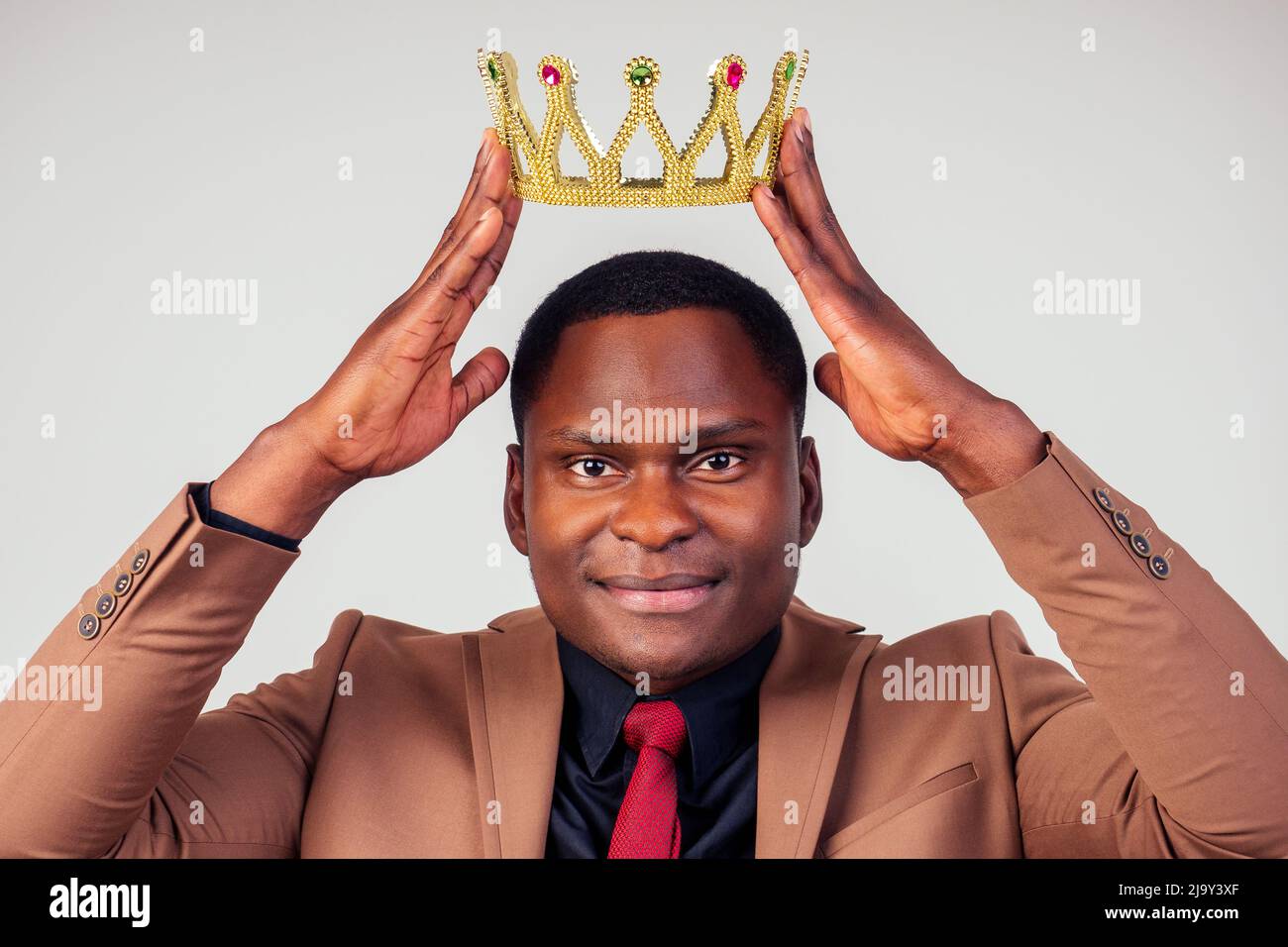 smart african american successful and rich businessman in a stylish ...