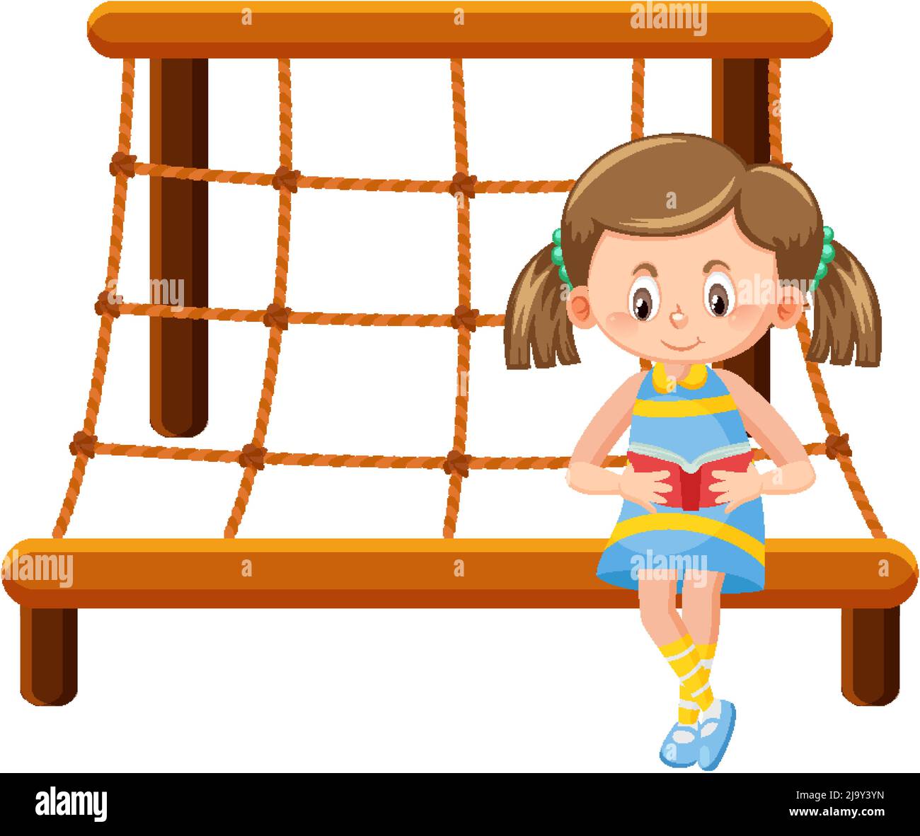 Boy wall climbing happy Stock Vector Images - Alamy