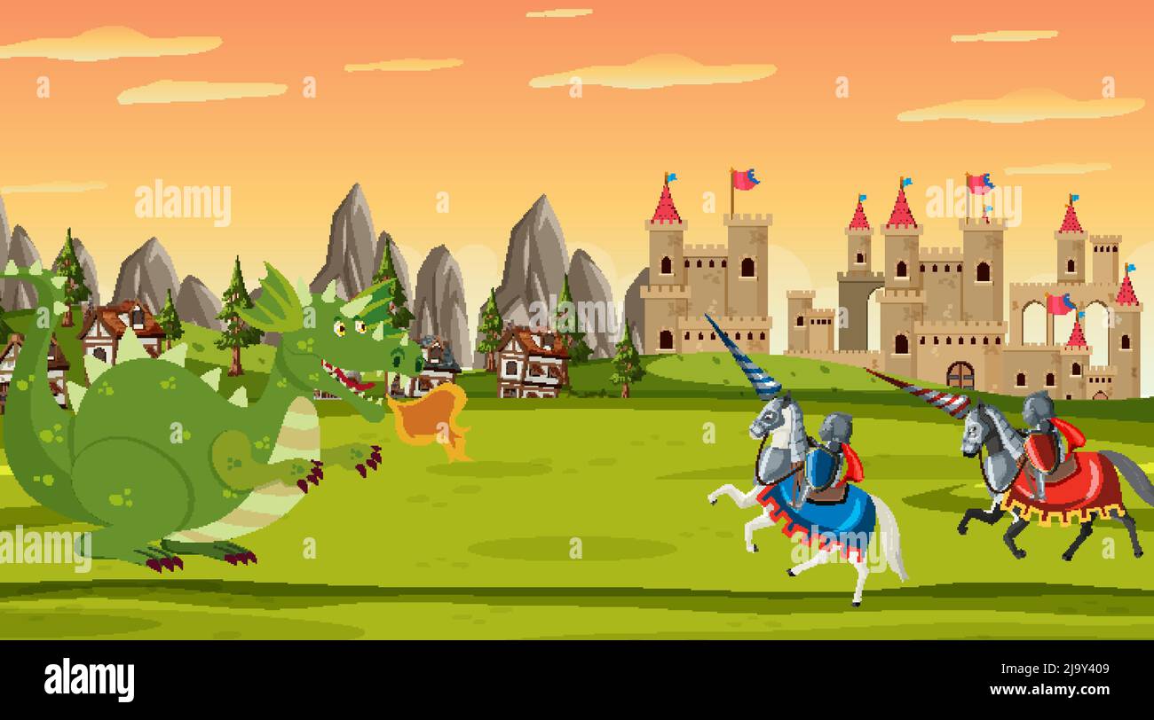 Mythical place Stock Vector Images - Alamy