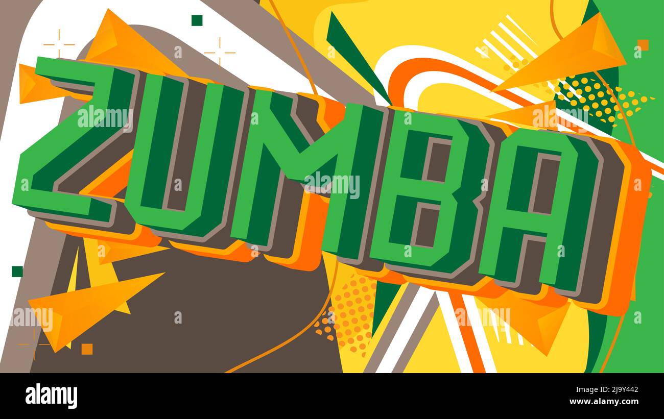 Zumba Background Orange