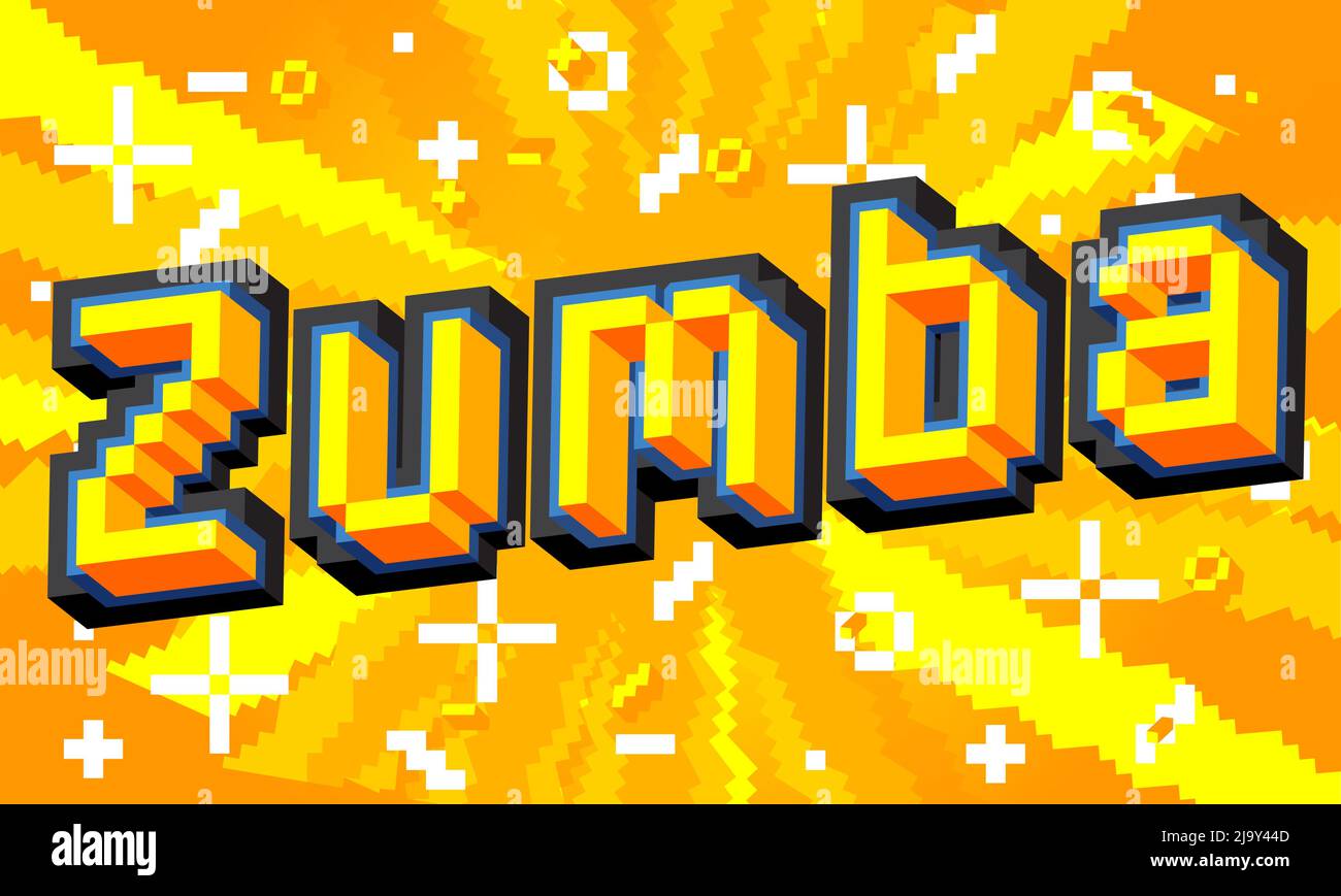 Zumba Background Orange