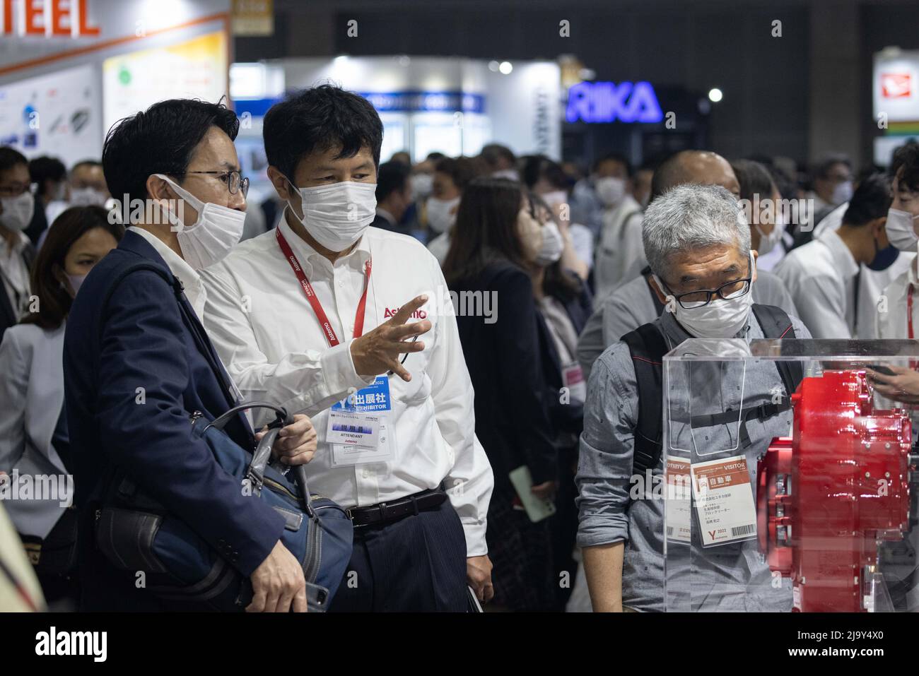 Representative of Hitachi Astemo, producer of various car components ...