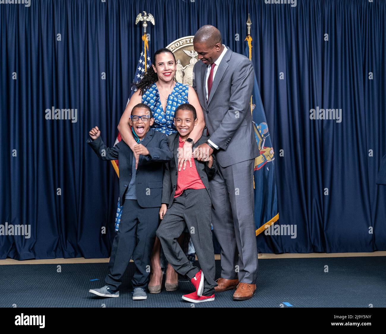New York, New York, USA. 25th May, 2022. Antonio Delgado sworn in by ...