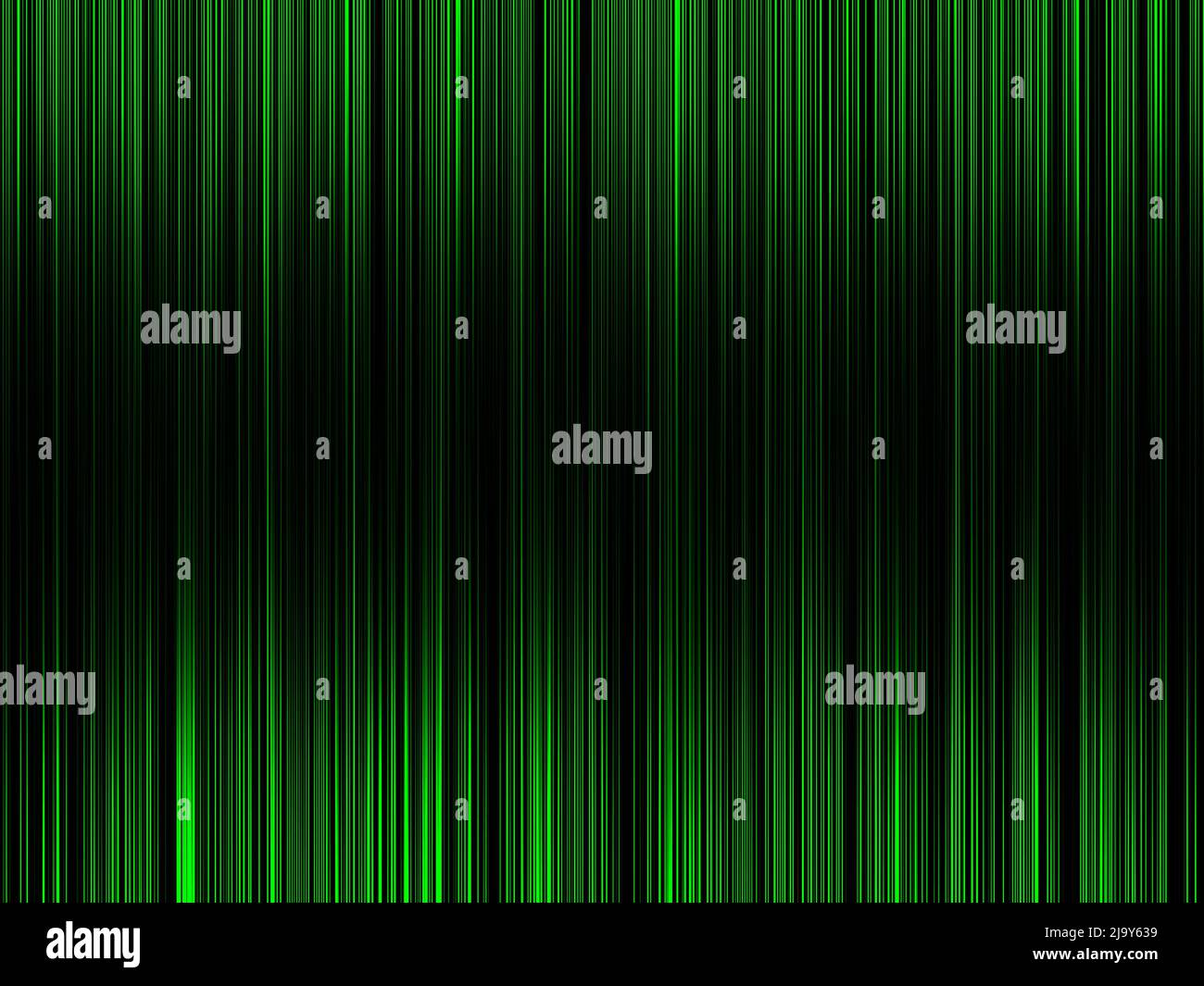 Vertical green parallel lines dark abstract background Stock Photo - Alamy