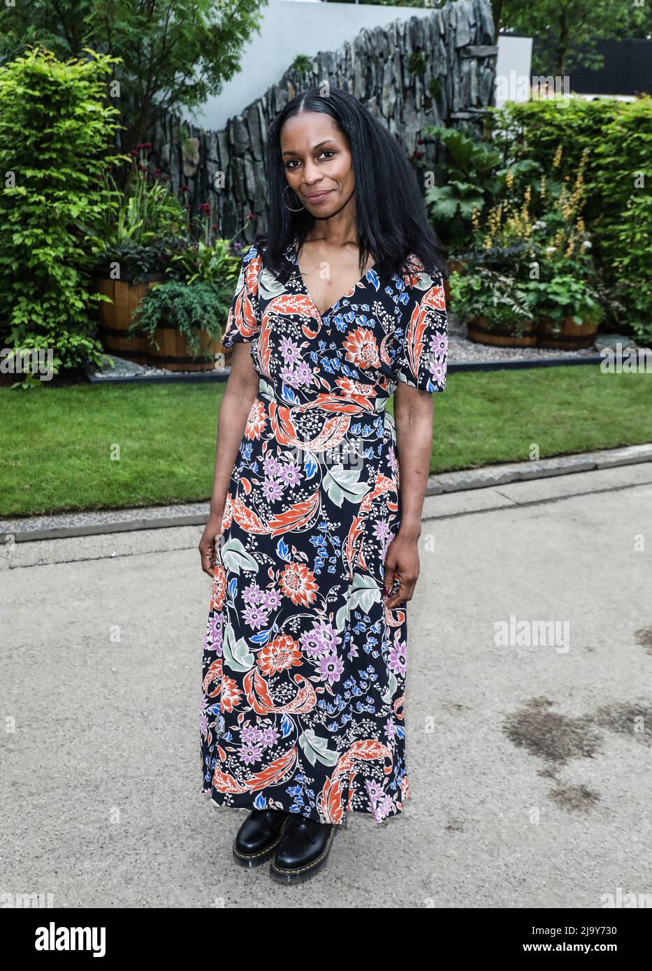 Carryl Thomas attends press day at the RHS Chelsea Flower Show at The ...
