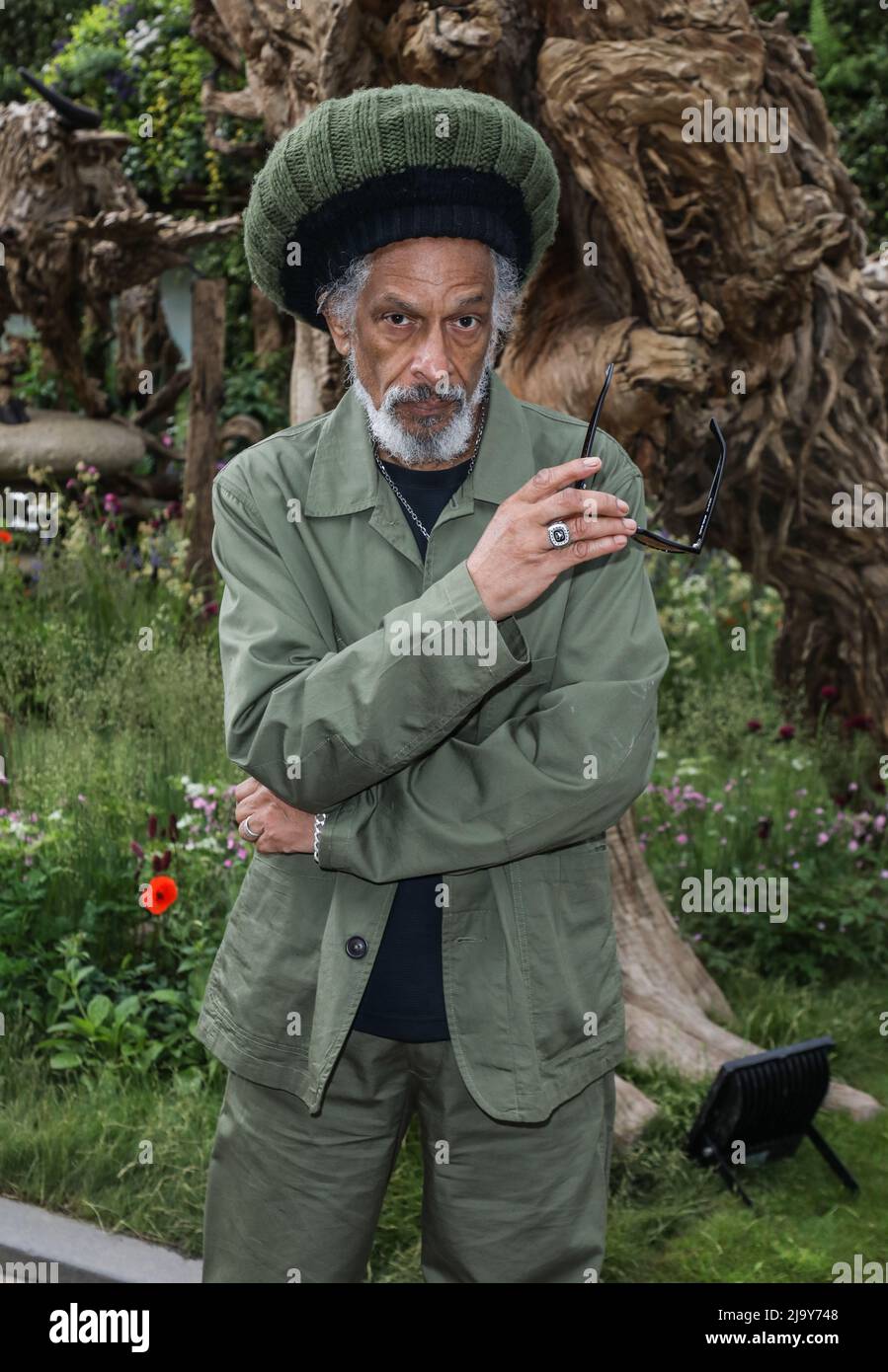 Don Letts attends press day at the RHS Chelsea Flower Show at The Royal ...
