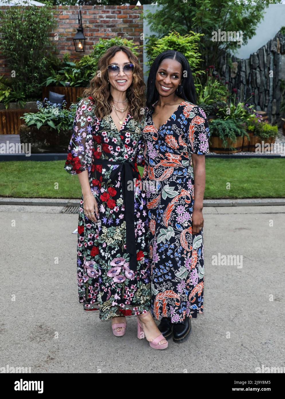 London, UK. 23rd May, 2022. Myleene Klass (L) and Carryl Thomas (R ...
