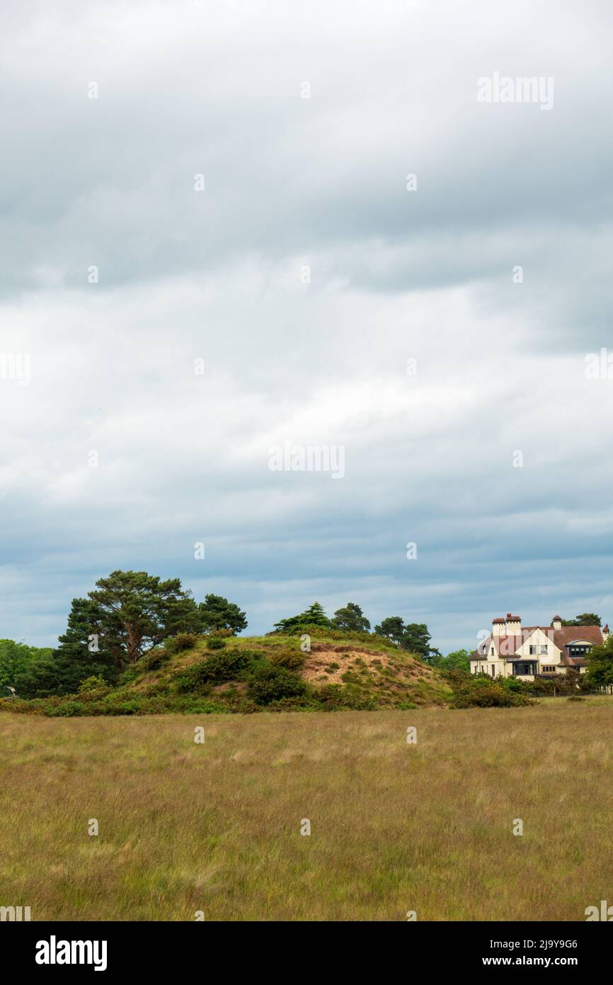 Burial mound sutton hoo hi-res stock photography and images - Alamy