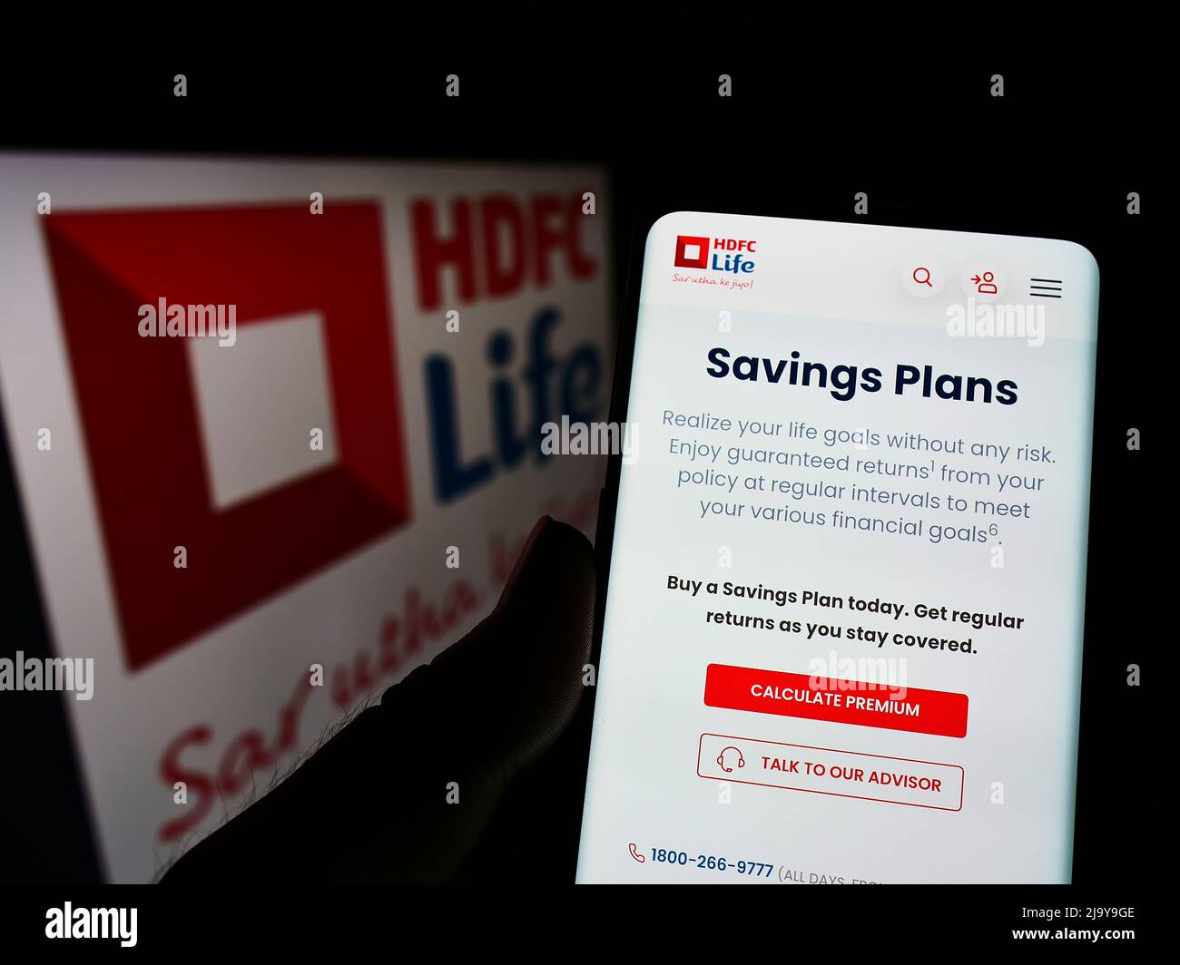 Hdfc life insurance logo hi-res stock photography and images - Alamy
