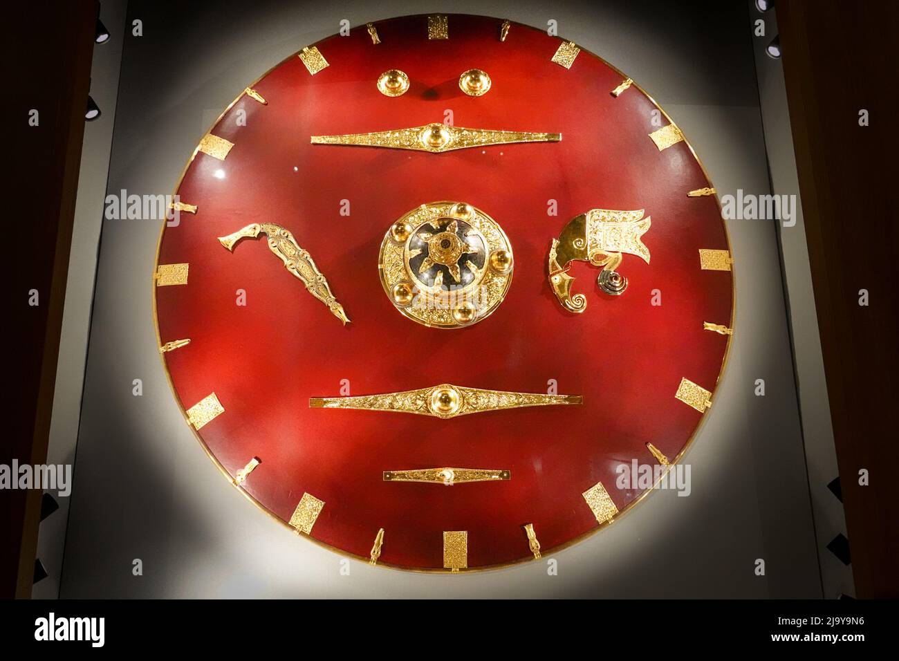 Replica Sutton Hoo shield Stock Photo - Alamy