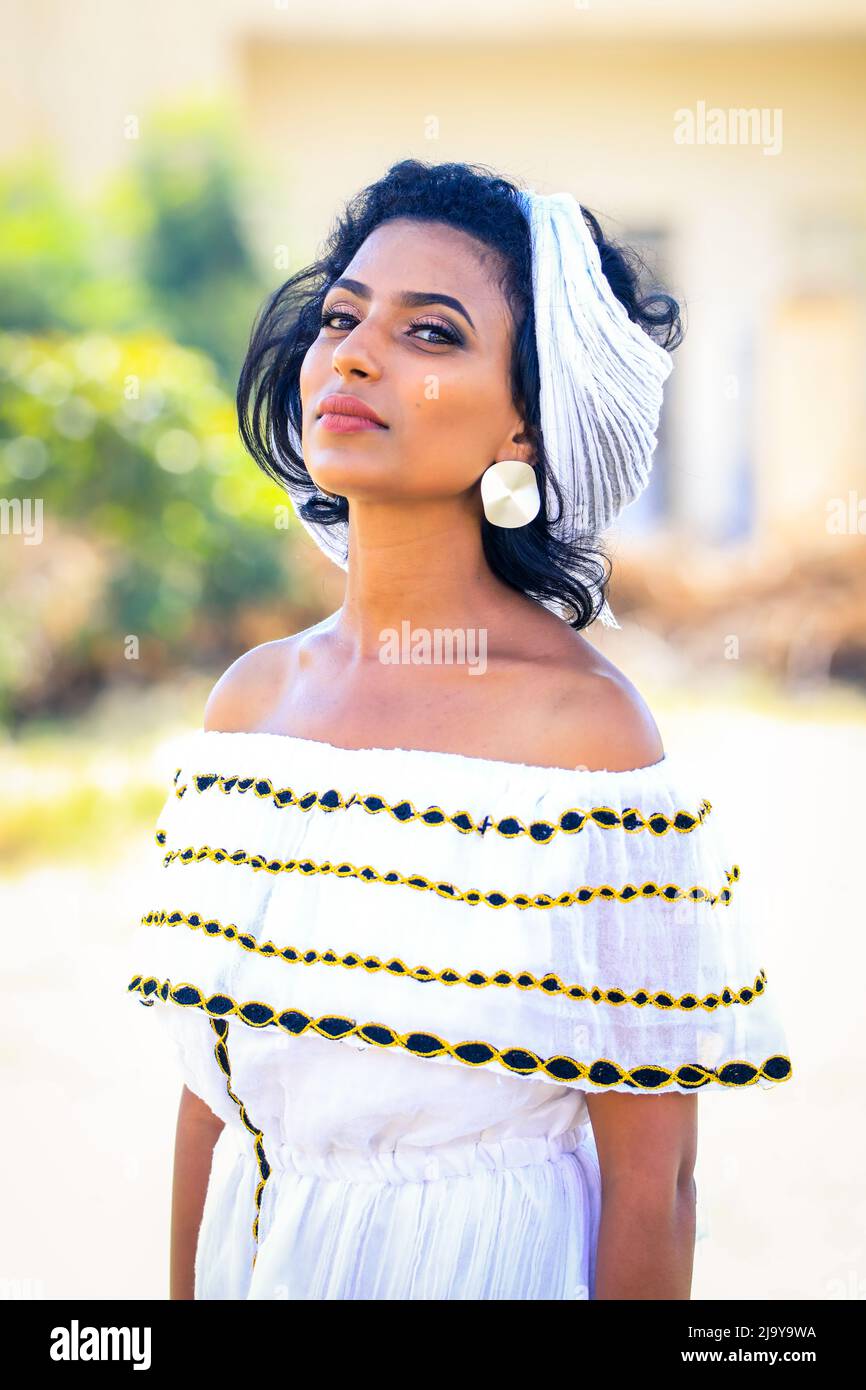 Portrait of the Beautiful Eritrean Women in Asmara Stock Photo - Alamy