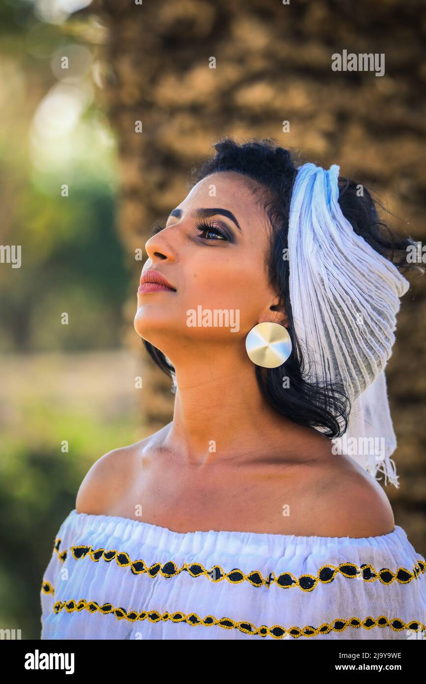 Portrait of the Beautiful Eritrean Women in Asmara Stock Photo - Alamy