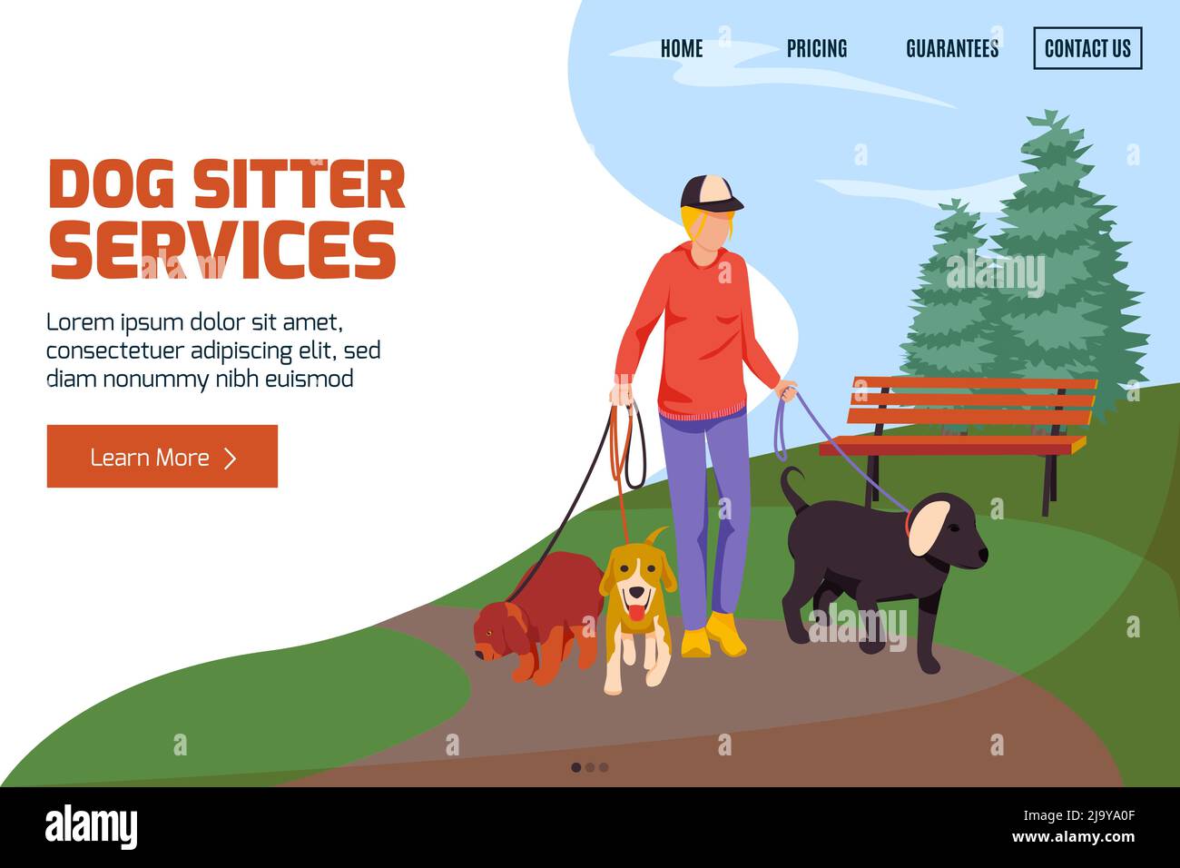 People with dogs flat background with editable text clickable buttons ... People with dogs flat background with editable text clickable buttons ...