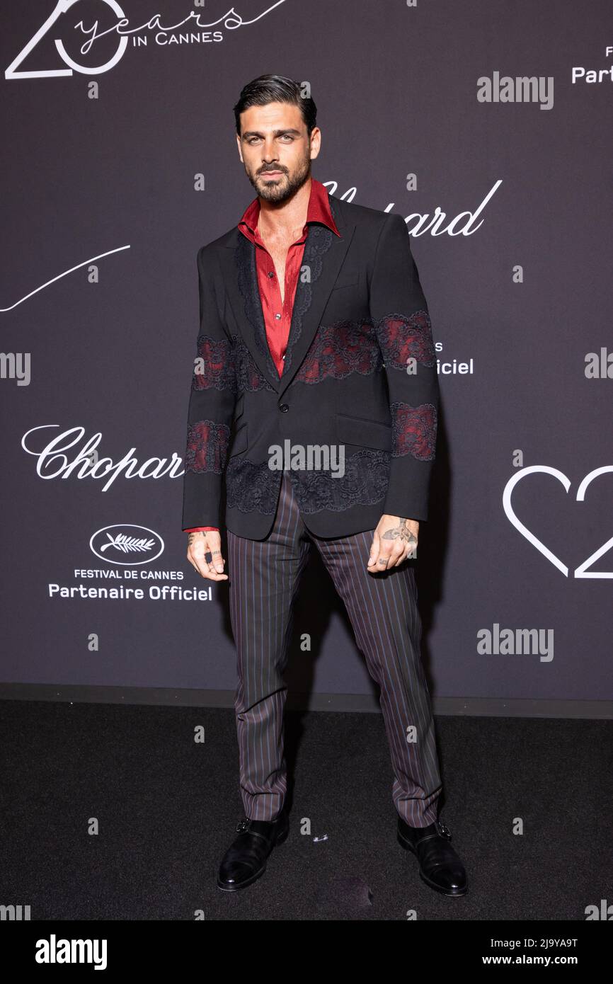 Michele Marrone attend the Chopard Loves Cinema dinner gala night held ...