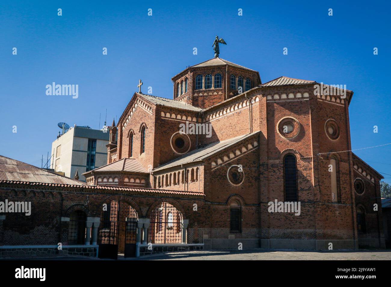 Old Brick Building of the Church of Our Lady of the Rosary in Asmara ...