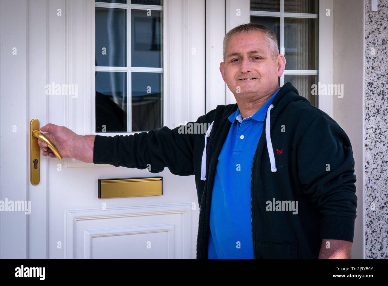 Steven Gallagher, from Dreghorn, Ayrshire, is the first person in the ...