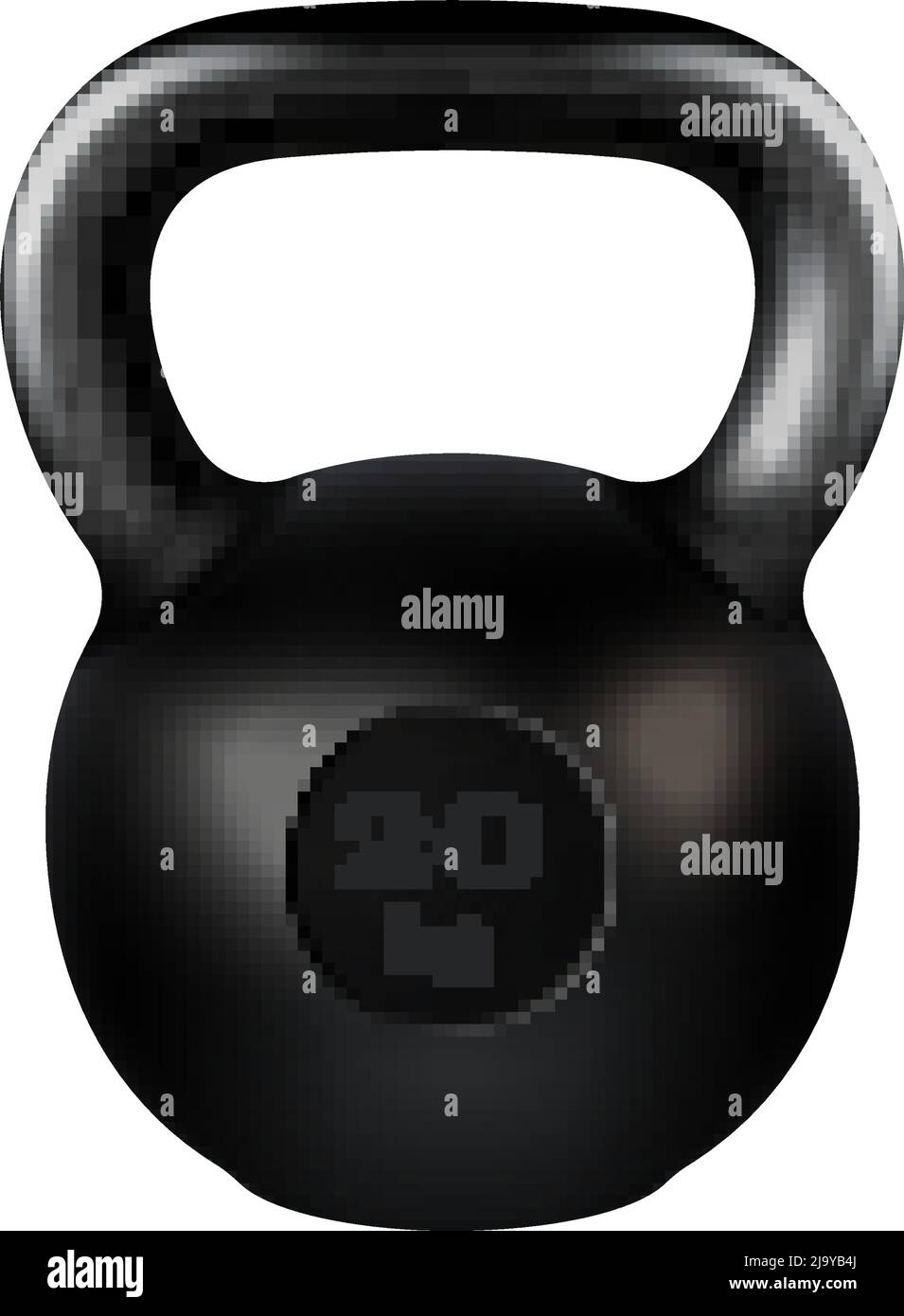 Barbells dumbbells fitness realistic composition with isolated image of ...