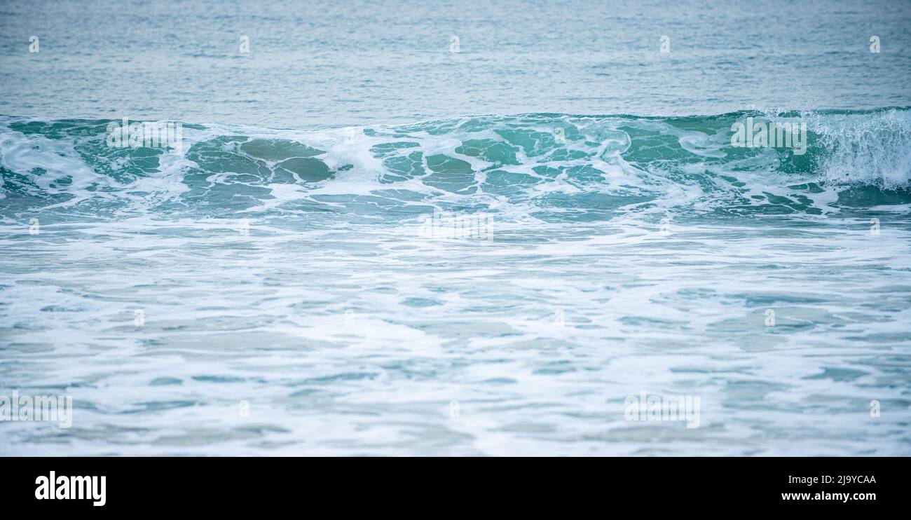 Blue ocean wave, ocean waves, natural background. Blue clean wavy sea ...