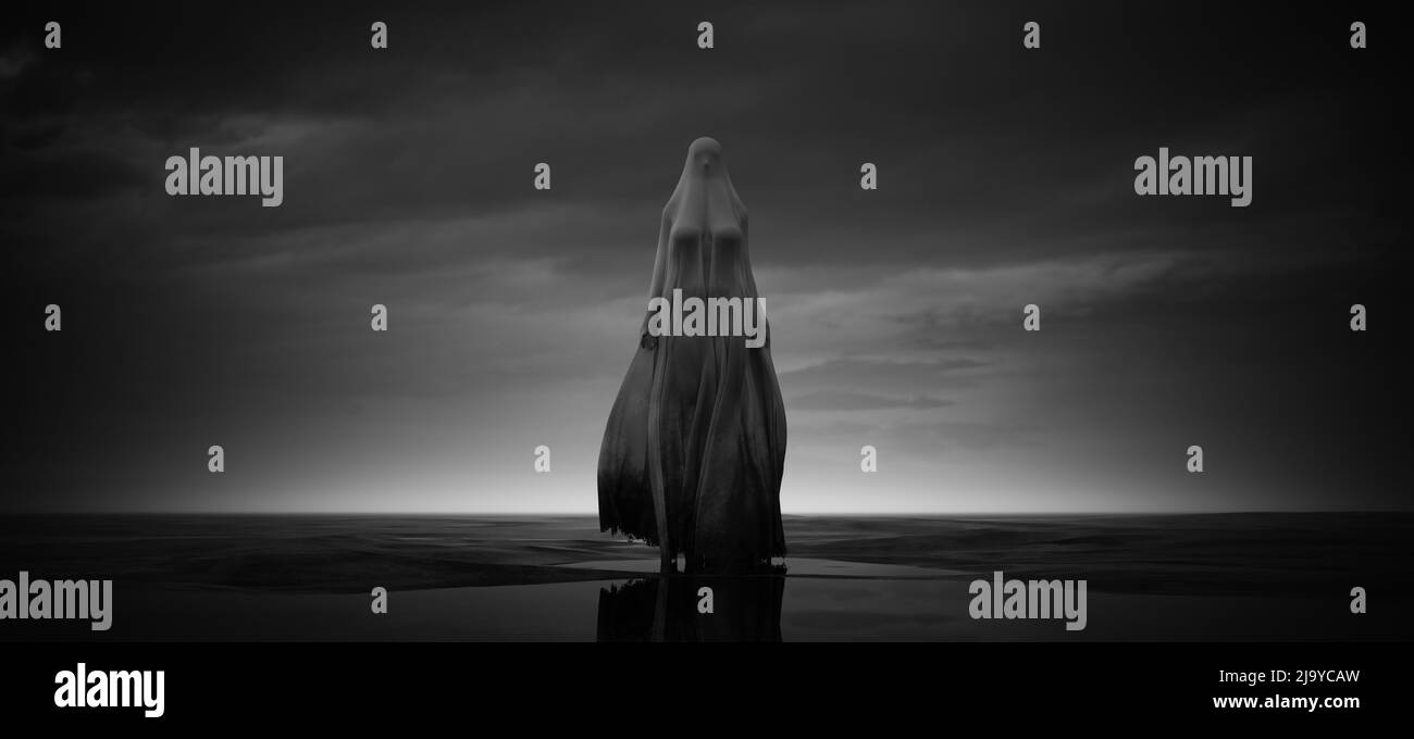 Ghost Black And White