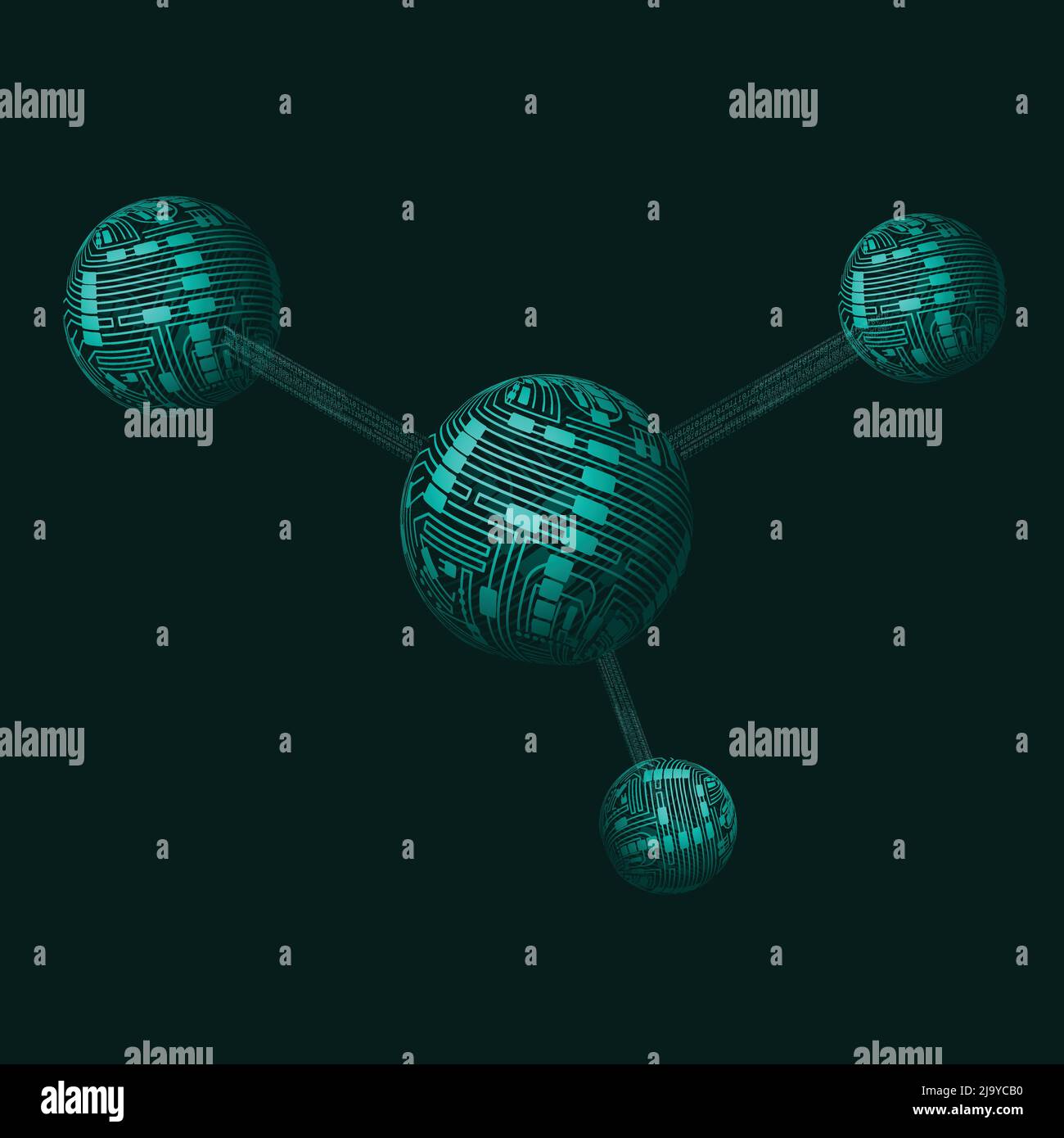 Abstract block background artificial Stock Vector Images - Alamy