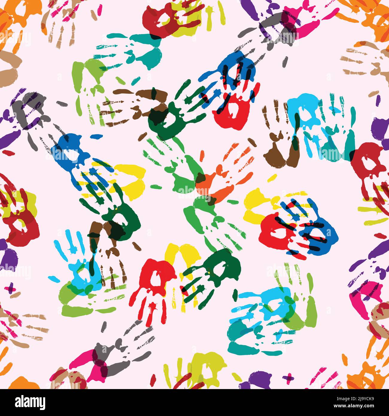 Human hands color seamless background Stock Vector Image & Art - Alamy