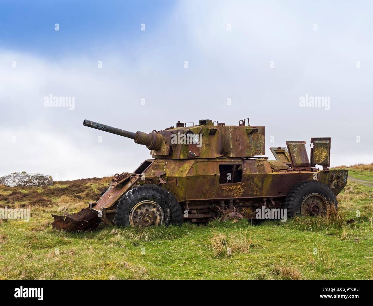 Otterburn ranges in Northumberland, UK with targets Stock Photo - Alamy