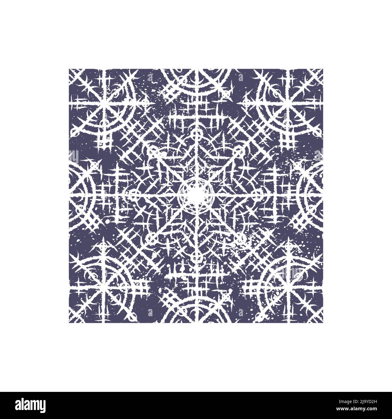 Scandinavian square viking brush symbol Stock Vector Image & Art - Alamy