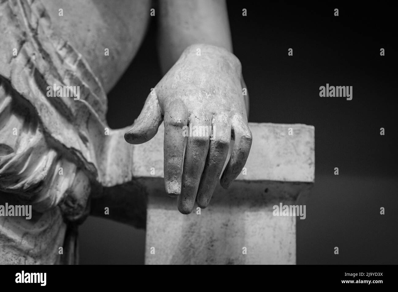 stone statue detail of human hand Stock Photo - Alamy