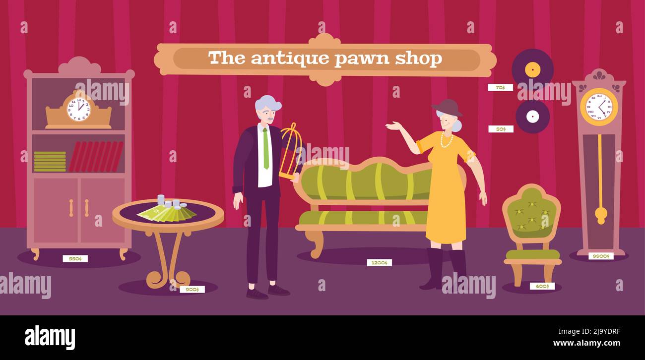 Pawn shop interior hi-res stock photography and images - Alamy