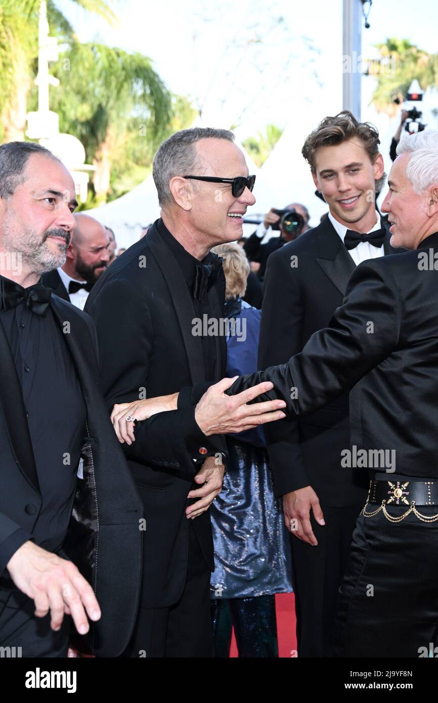 Tom Hanks , Austin Butler , Baz Luhrmann 75th Cannes Film Festival Red ...