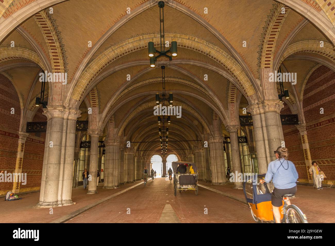 Photography The Ceiling of the Rijksmeusem's Bicycle Underpass in ...