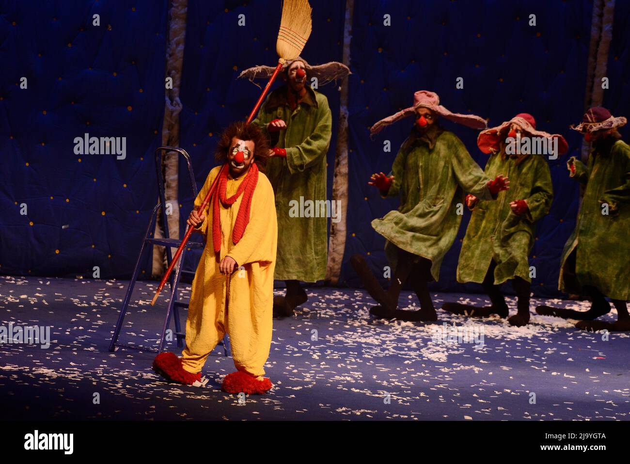 Mexico City, Mexico City, Mexico. 25th May, 2022. Actors perform on ...
