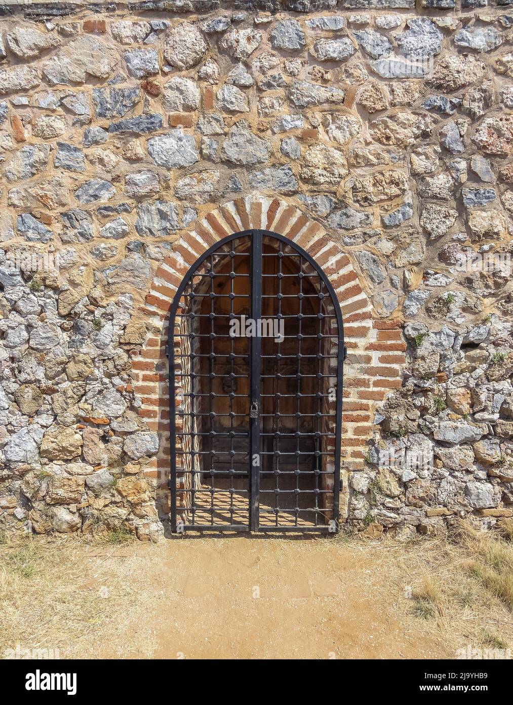 Doorway in old stone constructed building Stock Photo - Alamy