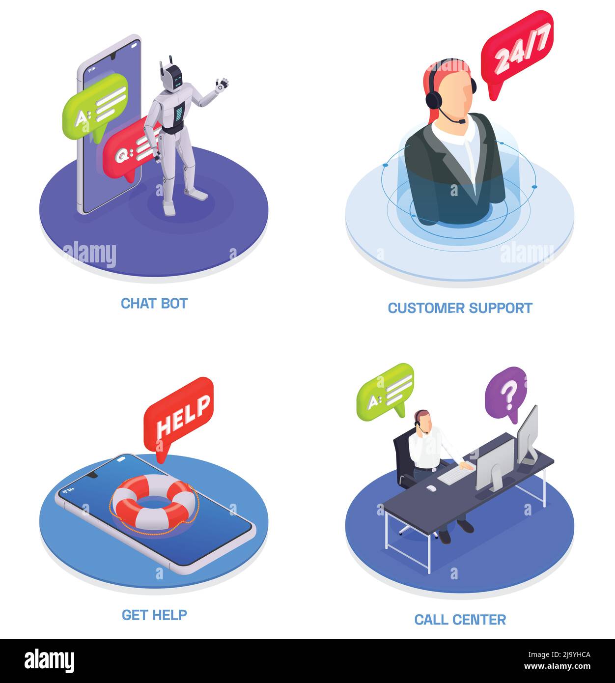 Isometric icon microphone Stock Vector Images - Alamy