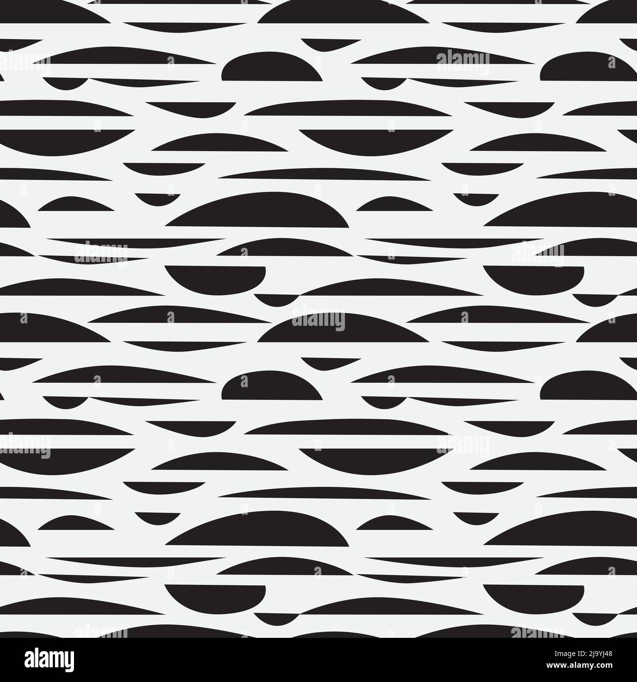Abstract random, irregular shapes seamless pattern. Reminiscent of ...