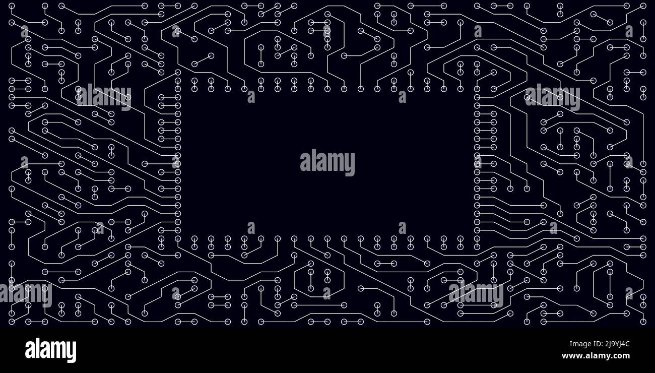 Abstract electronic blueprint. Abstract background Stock Photo - Alamy