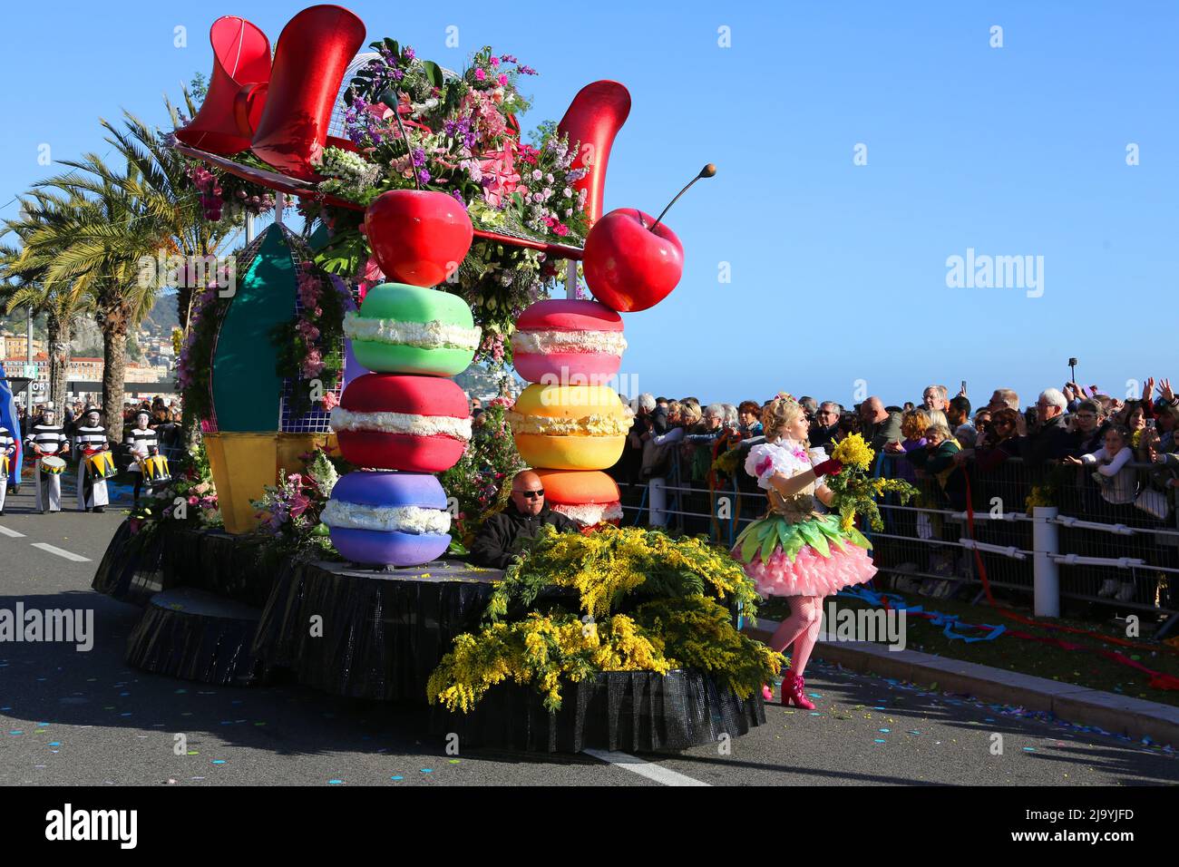 General view of the Nice Festival, France on Sunday February 16, 2020 ...