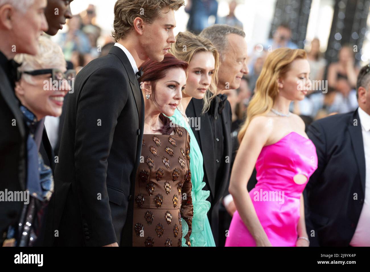 Cannes, France. 21st May, 2022. Austin Butler, Priscilla Presley ...