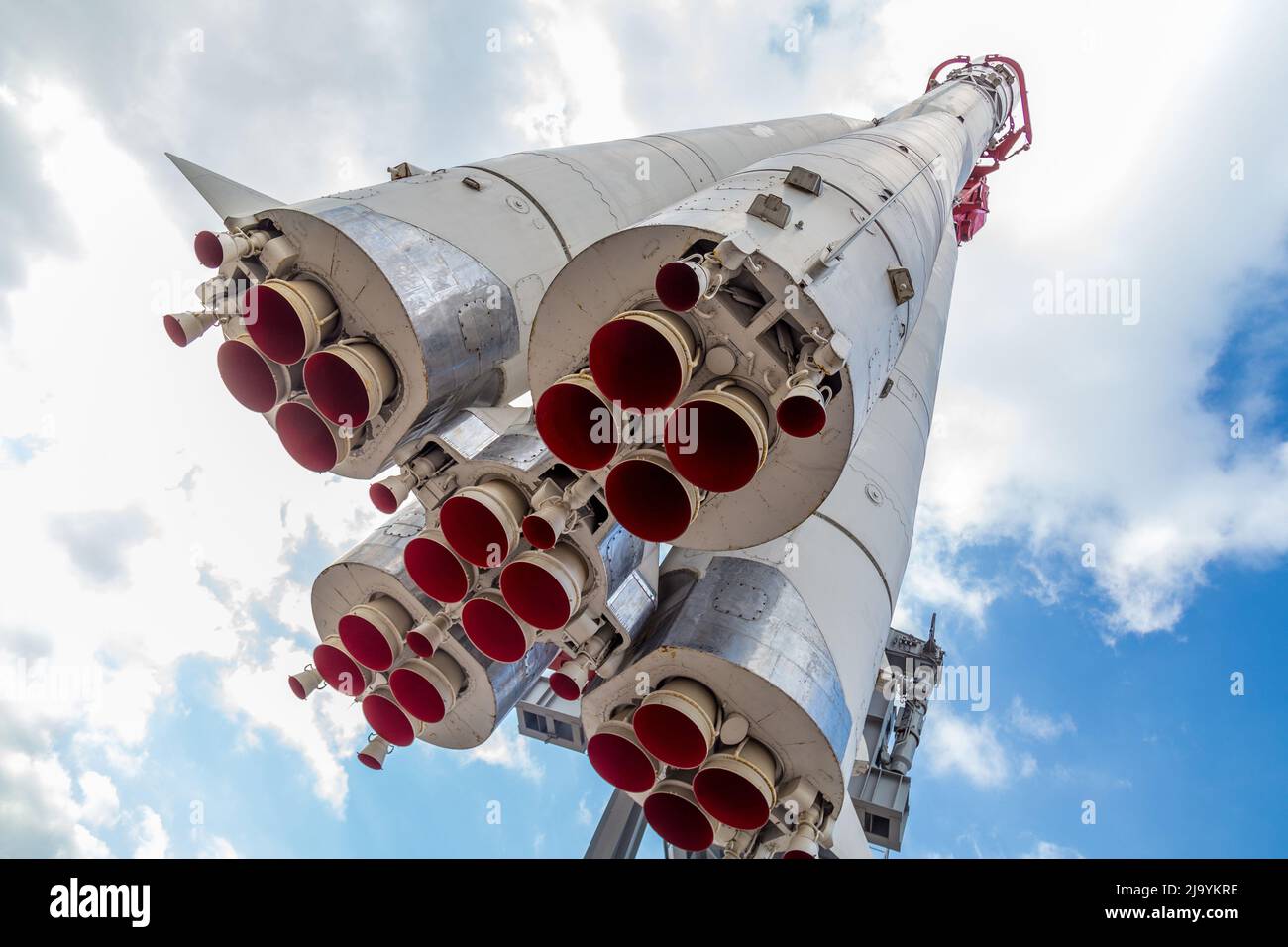Monument of russian space rocket Vostok one Stock Photo - Alamy