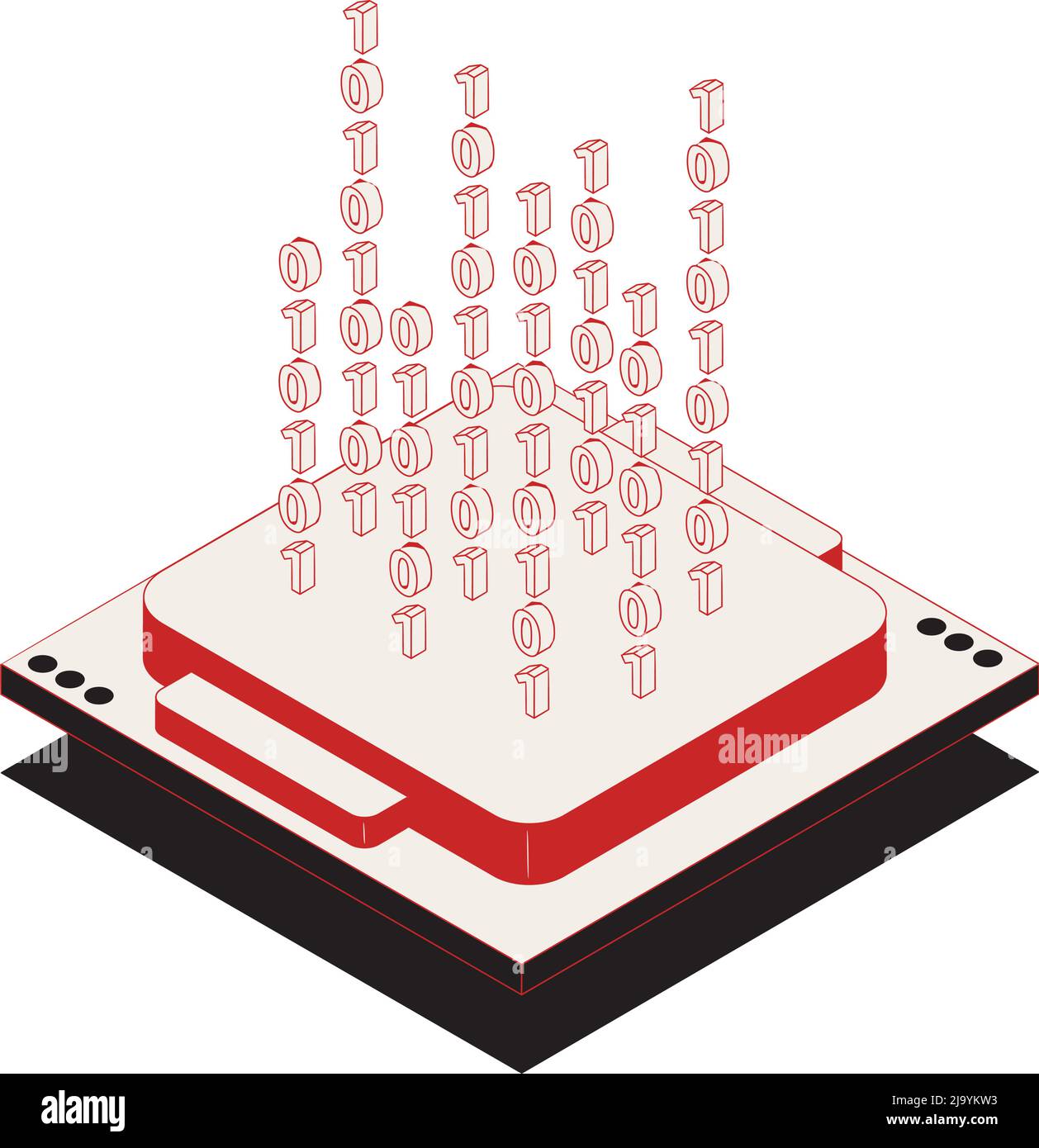 Binary code vector Stock Vector Images - Alamy