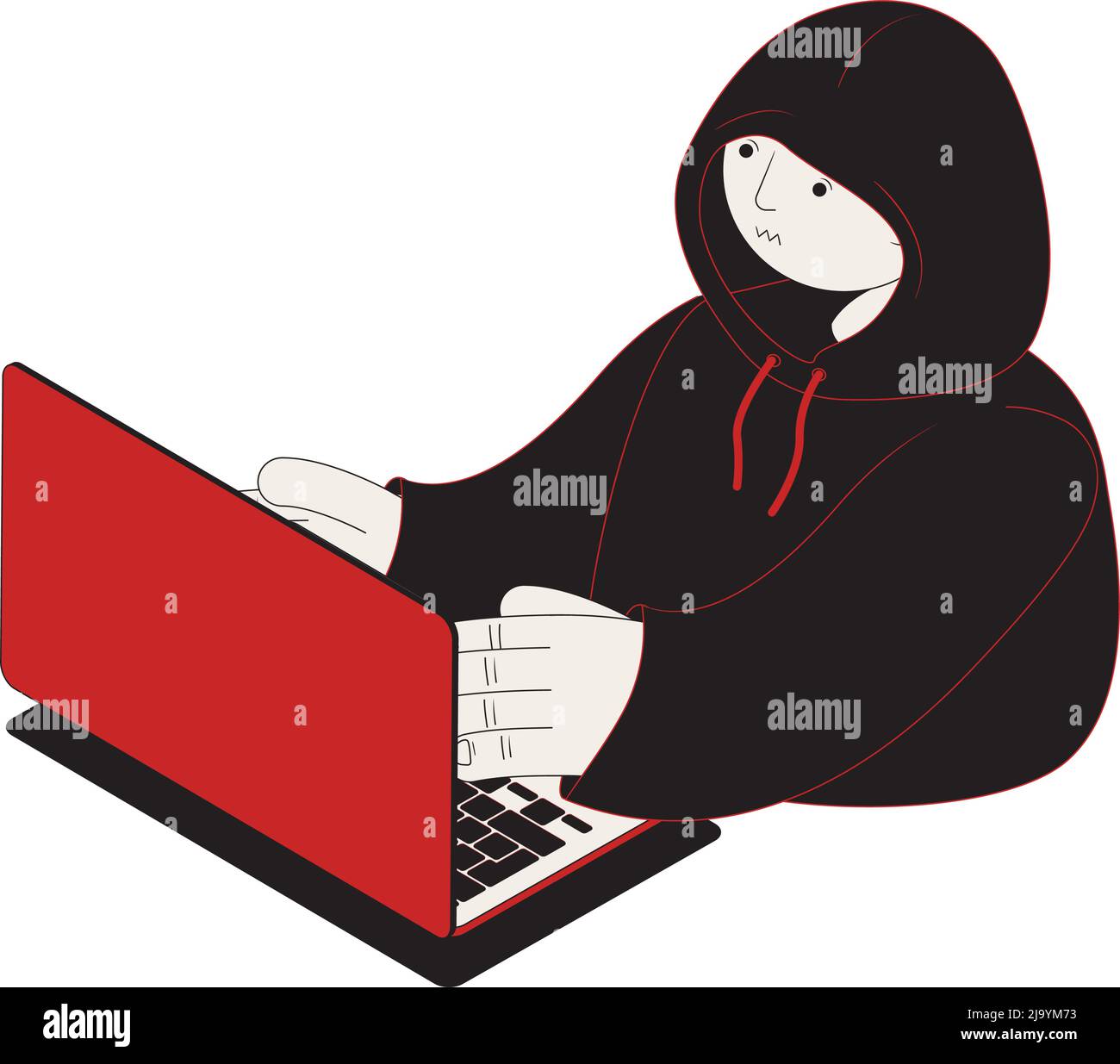 Hacker control Stock Vector Images - Alamy