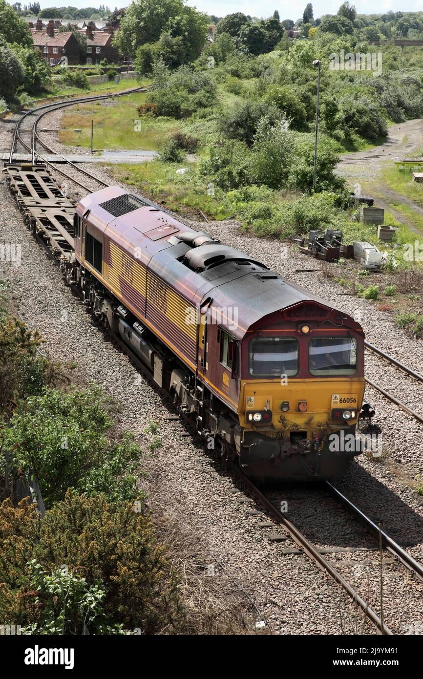 DB Cargo Class 66 loco 66056 hauls the 1320 Tinsley, Sheffield to ...
