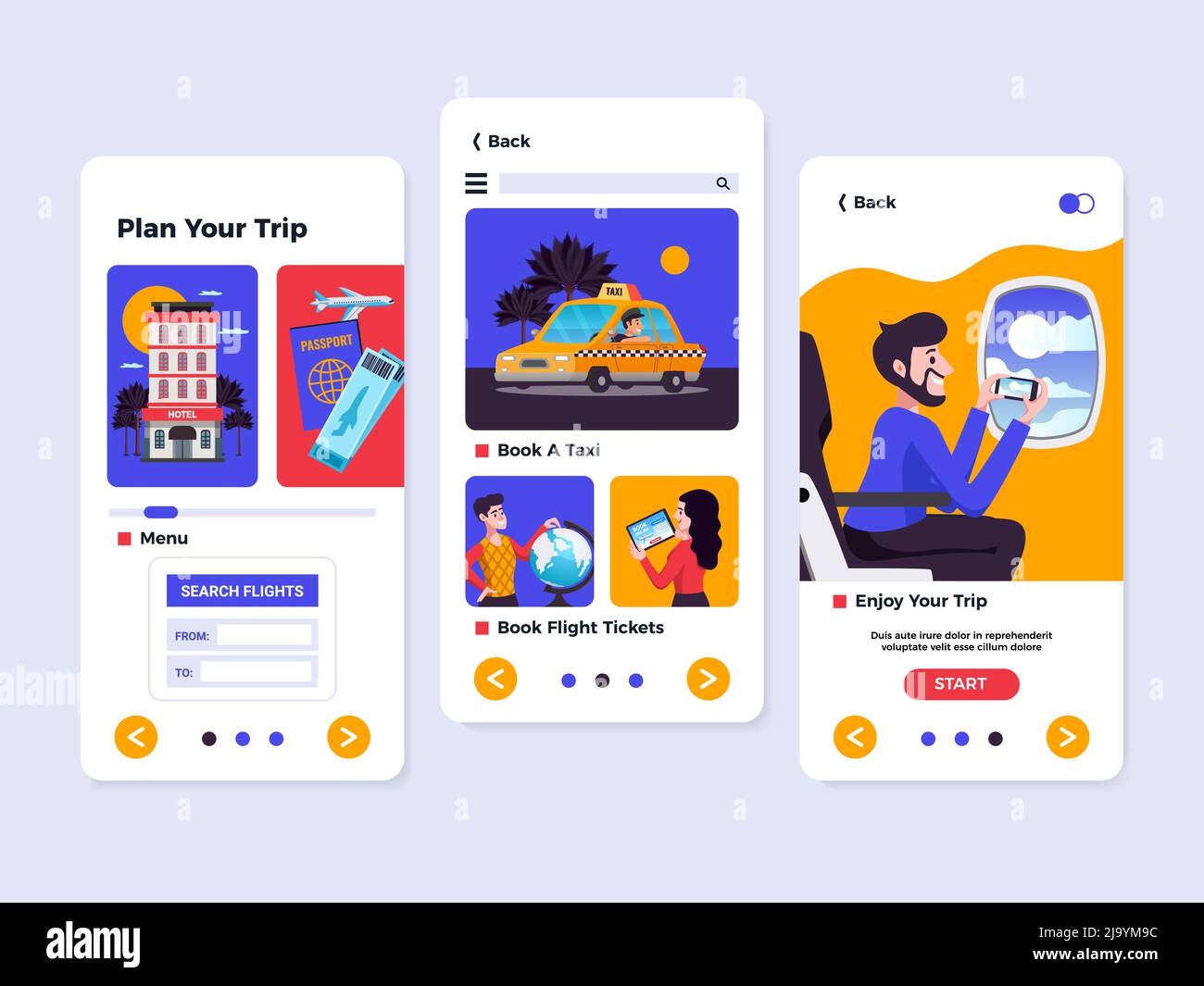 Plan your trip Stock Vector Images - Alamy