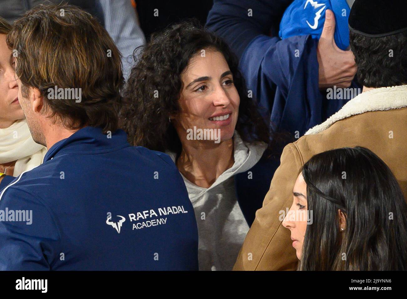 Maria Francisca Perello in the stands during Roland Garros 2022 on May ...