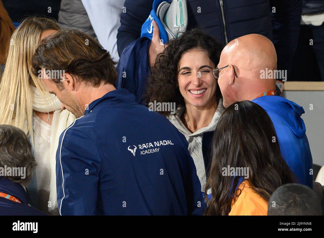 Maria Francisca Perello in the stands during Roland Garros 2022 on May ...