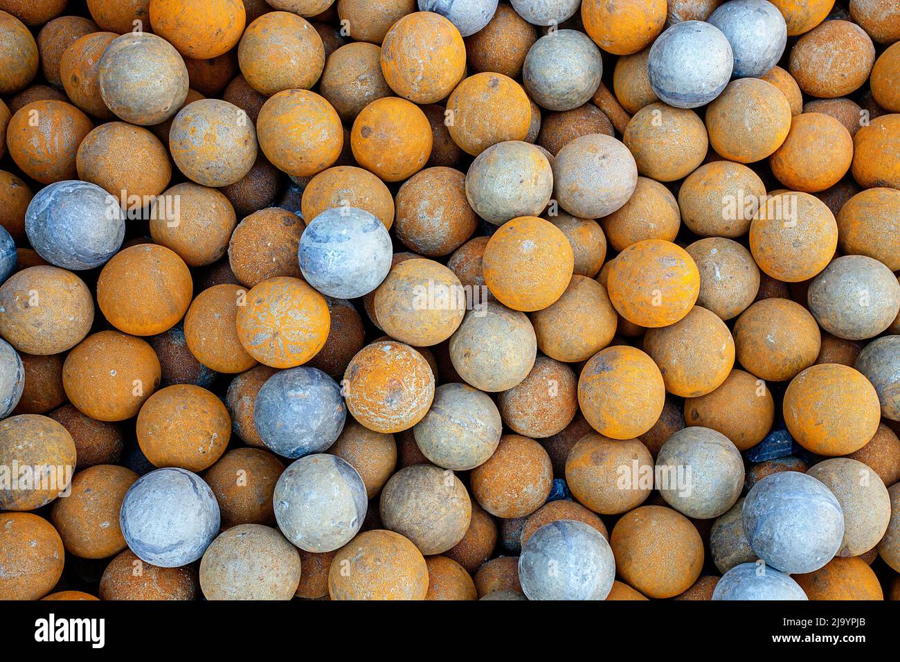 Metal balls used in copper ore milling, First Quantum Minerals, FM ...
