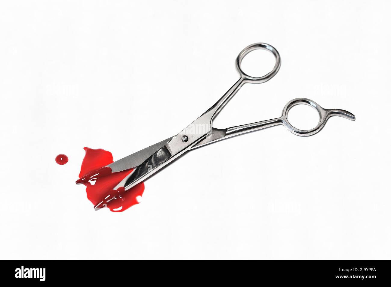 Bloody scissor hi-res stock photography and images - Alamy