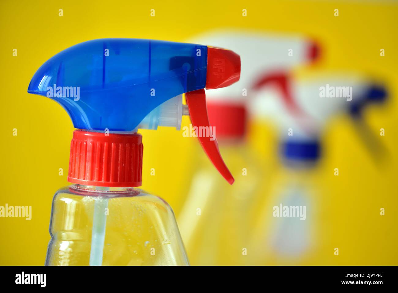 cleaning cleaner spray bottle Stock Photo - Alamy