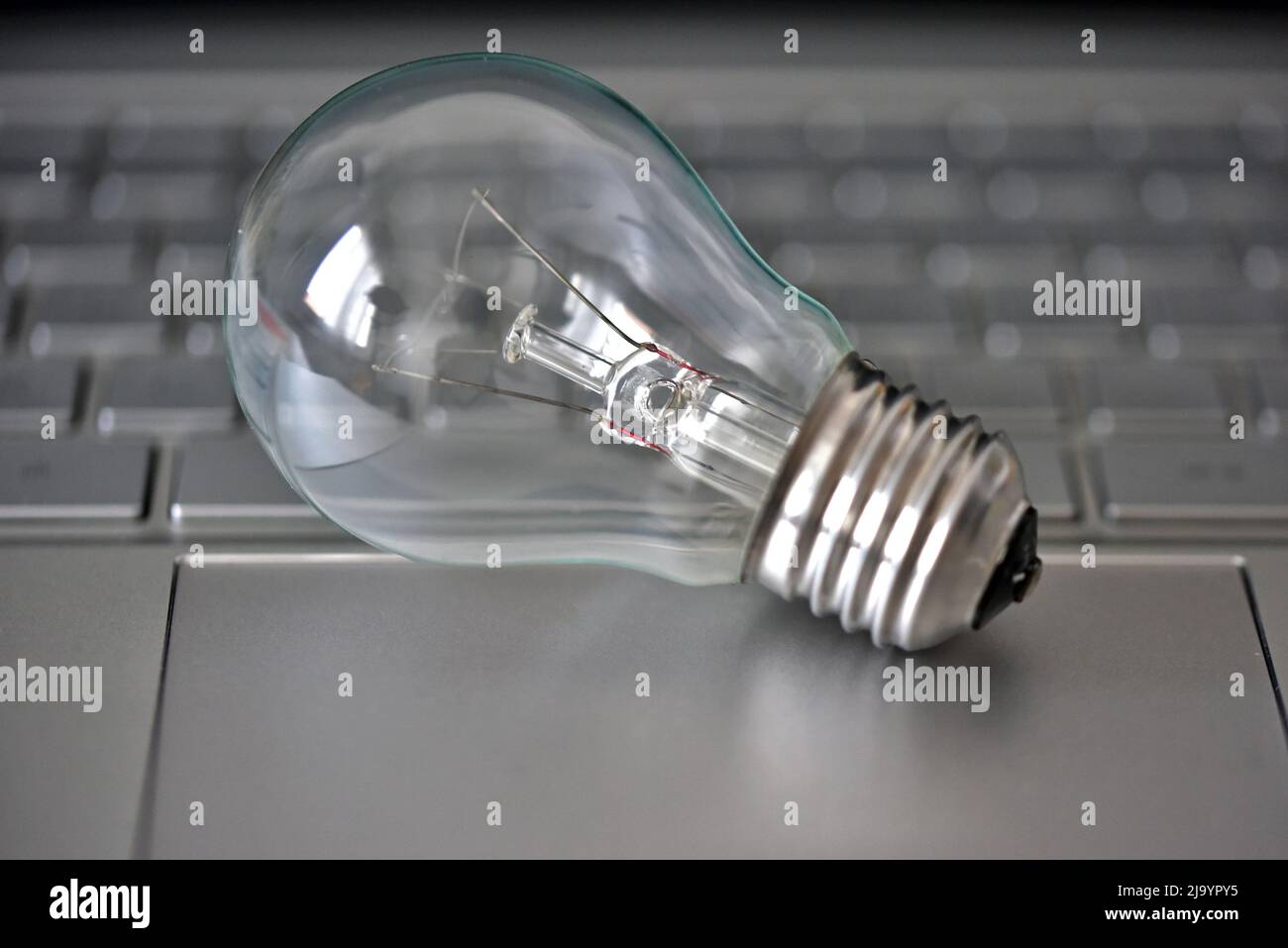 Light bulb keyboard hi-res stock photography and images - Alamy