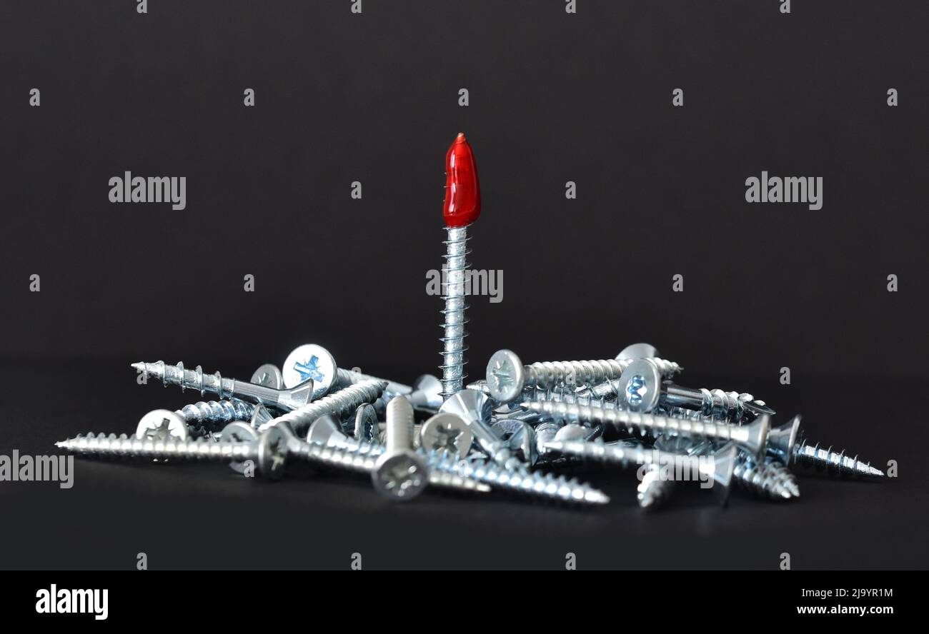 bloody metal screws Stock Photo - Alamy
